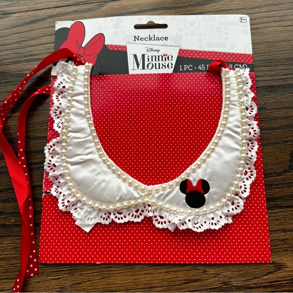 Disney | Accessories | Minnie Mouse Necklace Collar | Poshmark